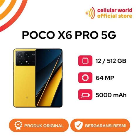 Jual Xiaomi Poco X Pro G B Garansi Resmi Di Seller Cellular World Official Store