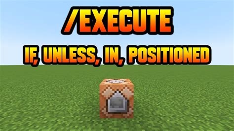 Como Usar O Comando Execute If Unless In Positioned No Minecraft Java Edition Youtube