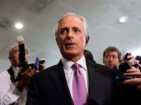 Download Former Senator Bob Corker Speaking At A Public Event Wallpaper