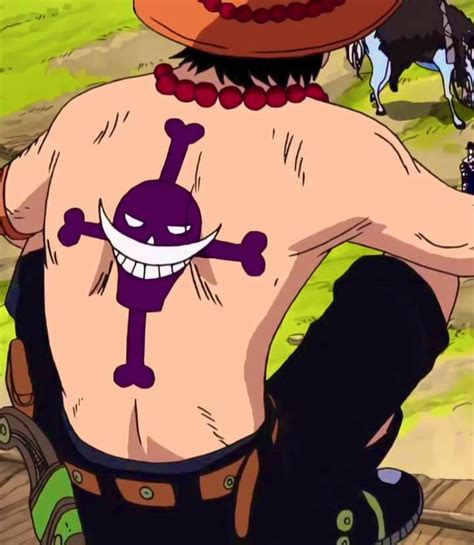 Portgas D Ace Back Tattoo