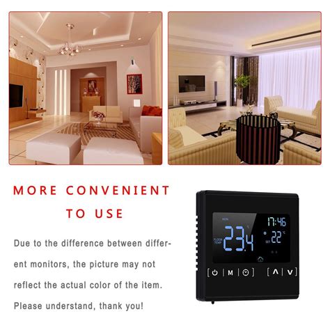 Floor Heating Thermostat Lcd Touch Screen Control Grandado
