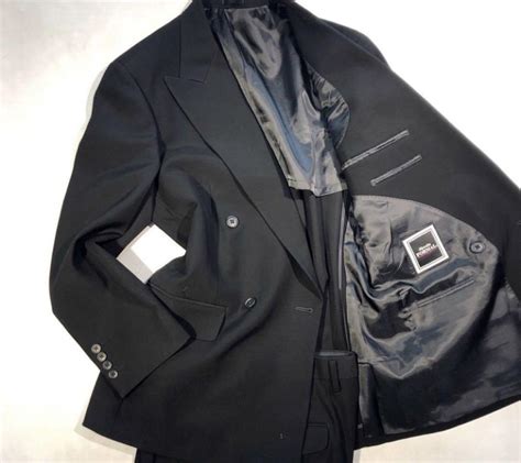 新品 B4 M 高級礼服 ダブルフォーマルスーツ 黒 セットアップ 喪服 メルカリ