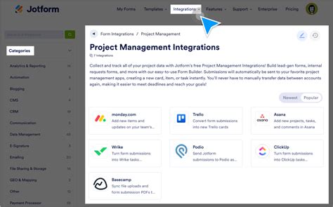 forms api and webhooks custom integrations jotform