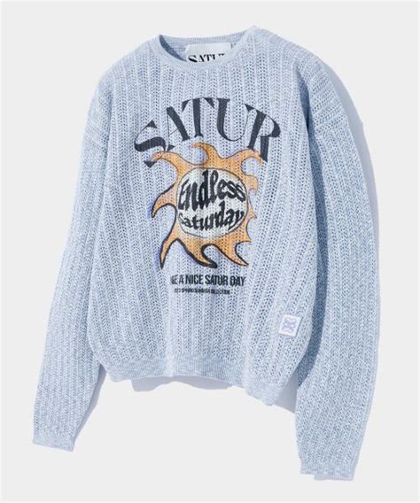 이비자 썬 레트로 그래픽 메시드 니트 씨 블루 최저가 검색 최저가 104250원 할인 알림