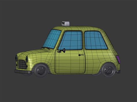 만화 장난감 경찰차 및 택시 3d 모델 9 Blend Dae Obj Fbx Free3d