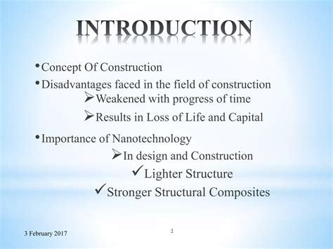 Nanotechnology In Civil Engineering Pptx
