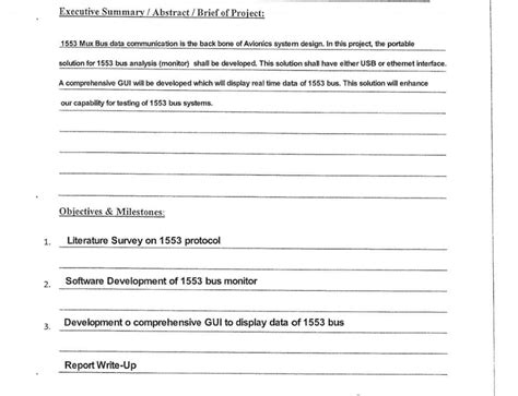 Solved Executive Summary Abstract Brief Of Project 1553 Mux