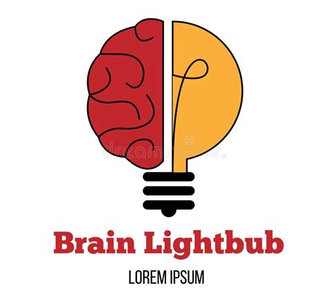 Brain Light Bulb Stock Illustration Illustration Of Inspiration 299038588