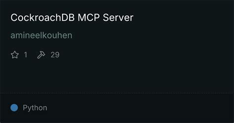 Executetransaction Cockroachdb Mcp Server Glama