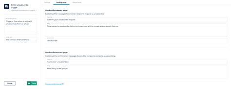 Email Unsubscribe Trigger Node Pendula For Enterprise