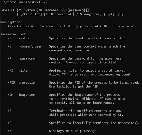 如何使用cmd Kill Process Jamess Blog