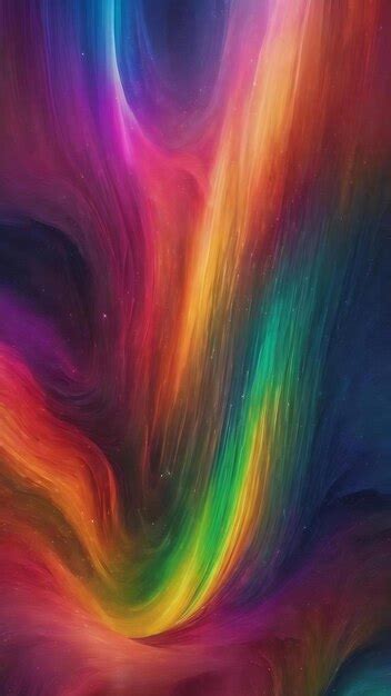 Premium Photo Rainbow Aurora Abstract Background