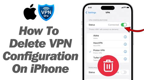 How To Delete Vpn Connection Settings On Iphone Ipad 2024 Youtube