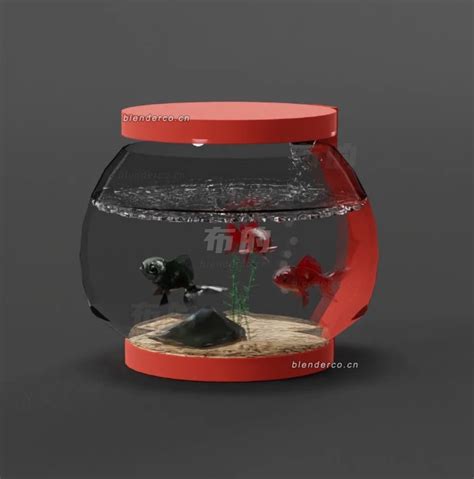 Blender金鱼模型 Blender布的86 Blender布的