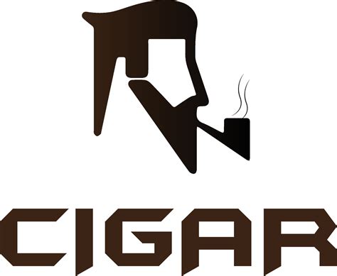 Cigar Smoking Logo Vector File 20404577 Vector Art At Vecteezy