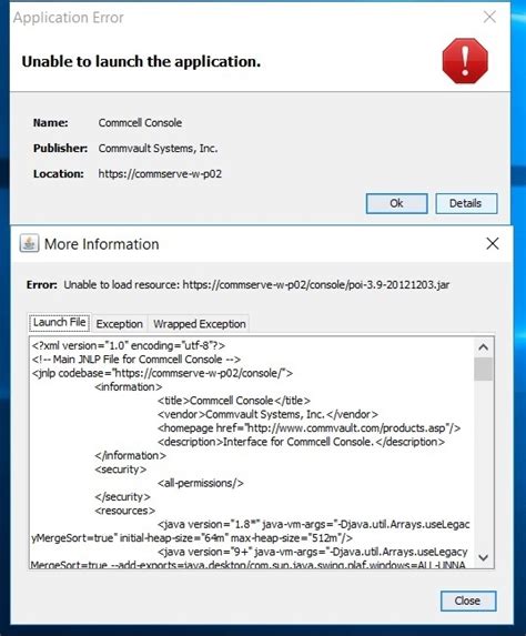 Difficulty Launching Commcell Console From Remove Server After 11 32 Upgrade Community
