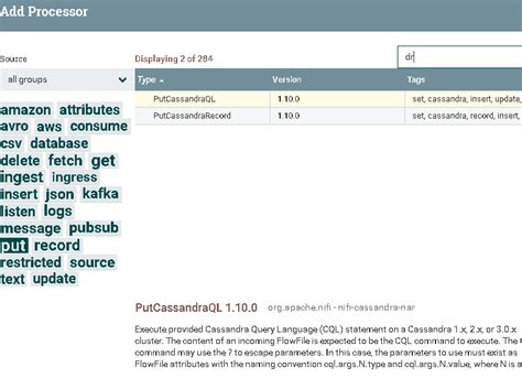 Apache Why There Is No Putdruidrecord” Processor In Nifi 110 Stack Overflow