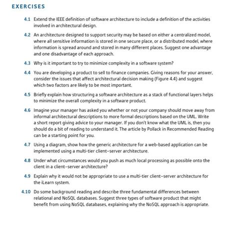 Solved 4 1 Extend The IEEE Definition Of Software Chegg Com