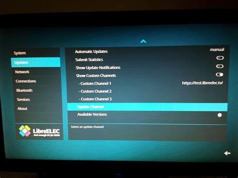 Manual Update Using LE Settings Seems To Be Broken Under Nightly Bug Reports LibreELEC Forum