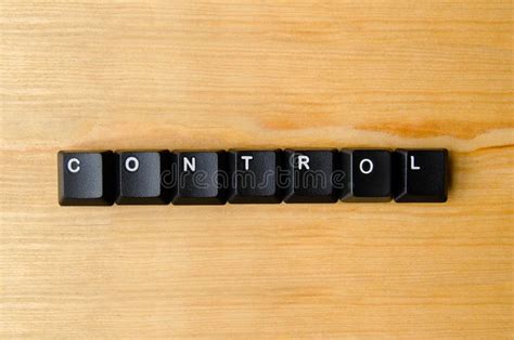 Control Word Stock Image Image Of Keyword Typo Letters 95050597
