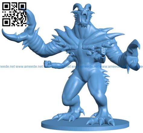Glabrezu H011698 File Stl Free Download 3d Model For Cnc And 3d Printer