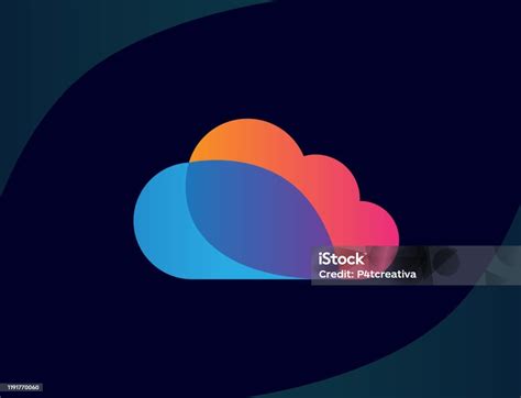 창조적 인 추상 적 구름 모양 아이콘 디자인 벡터 로고 그래픽 0명에 대한 스톡 벡터 아트 및 기타 이미지 0명 금융 데이터 Istock
