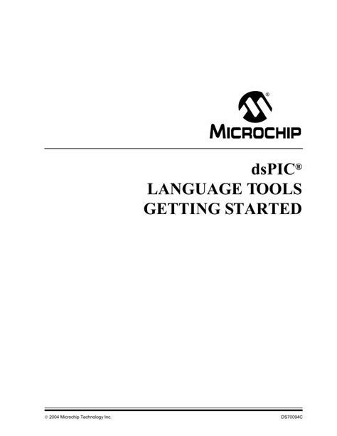 pdf dspic language tools getting started university of midas