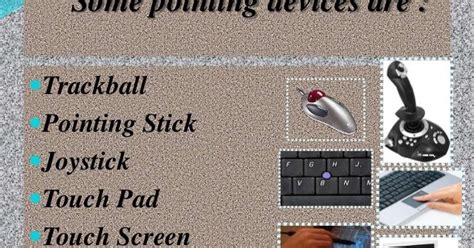 Input Devices Point And Draw Devices