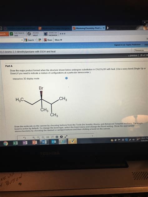 Solved Draw The Major Product Formed When The Structure