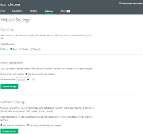 Codeguard Dashboard Overview