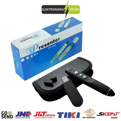 wireless presenter laser pointer pp 1000 portable alat presentasi wireless lazada indonesia