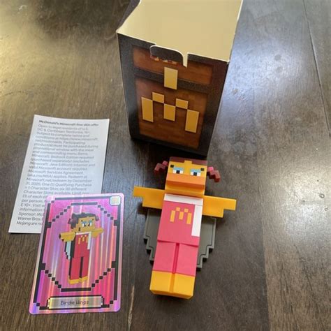Mcdonalds 2025 Minecraft Adult Happy Meal Birdie Wings W Box And Unclaimed Code Ebay