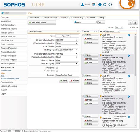 What S The Standard Procedure For Implementing A Policy Based Ipsec Connection Between Azure And