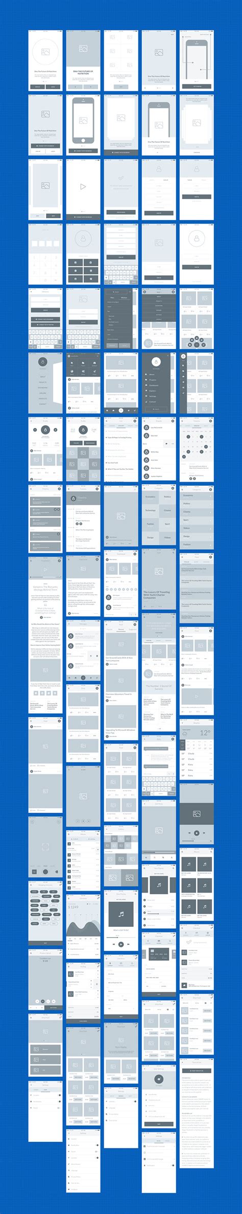 Field Wireframe Kit By Folstudio Thehungryjpeg