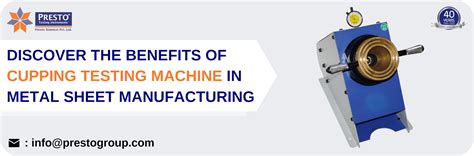 Discover The Benefits Of Cupping Testing Machine In Metal Sheet Manufacturing