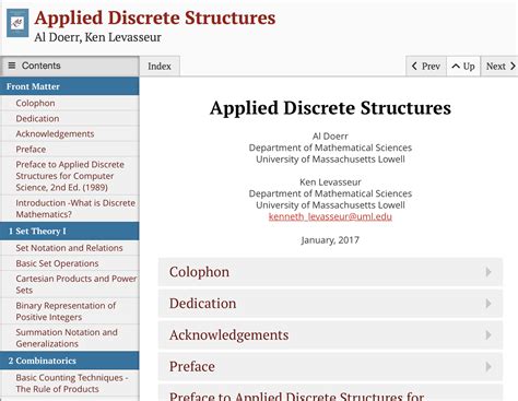 Applied Discrete Structures