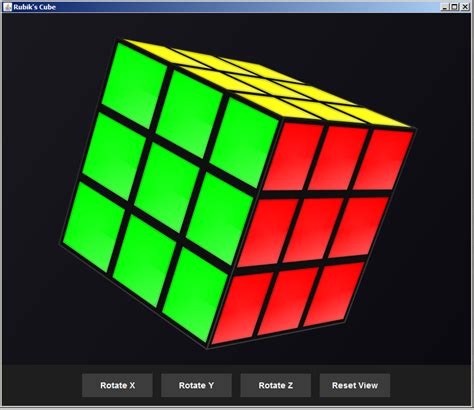 3d Rubiks Cube In Java Swing C Javaphp Programming Source Code