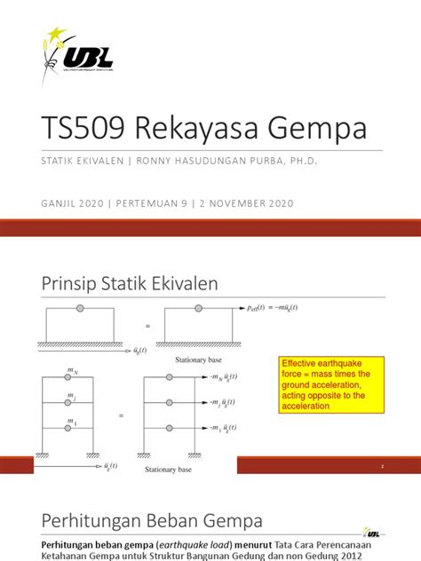 Equivalent Static Load Pdf