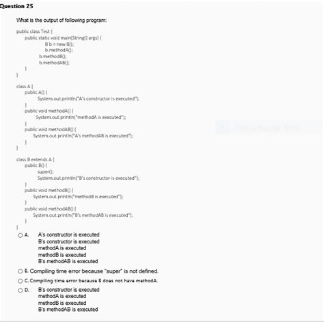 Solved What Is The Output Of Following Program Public