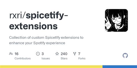 Github Rxri Spicetify Extensions Collection Of Custom Spicetify Extensions To Enhance Your