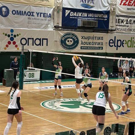 Νίκες για τα κορίτσια στο φιλέ Παναθηναϊκός Αθλητικός Όμιλος