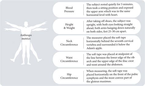Standard Anthropometric Measurement Methods Download Scientific Diagram