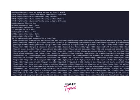 How To Use Wine On Linux Scaler Topics How To Use Wine On Linux Scaler Topics