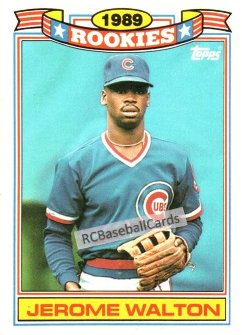 1990 Chicago Cubs Baseball Trading Cards Baseball Cards By
