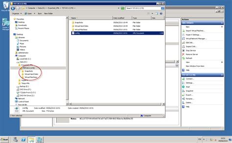 Migrate Virtual Machine Manually Between Hyper V Hosts