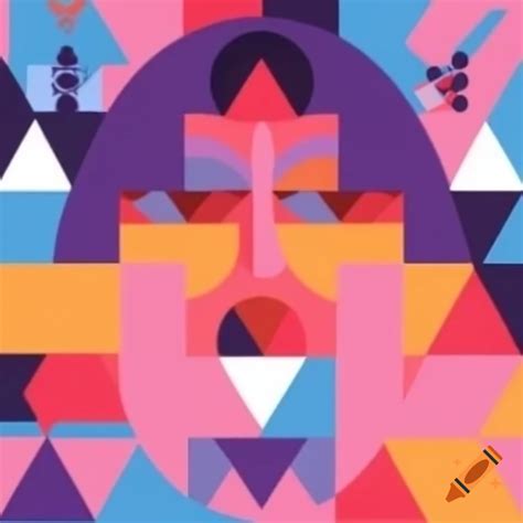 Abstract Geometric Shapes On Craiyon