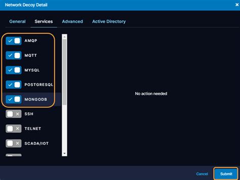 Configuring Services On A Network Decoy Zscaler