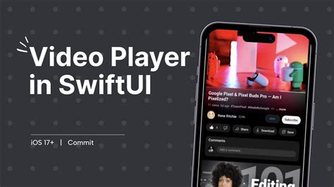Lets Build Video Player Like Youtube Using Swiftui Ios 17 Youtube