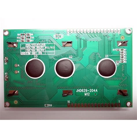 4x20 Lcd Display Yellow Backlight