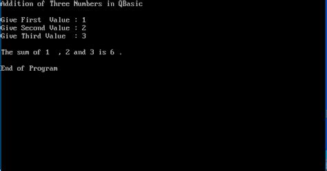 free programming source codes and computer programming tutorials addition of three numbers in